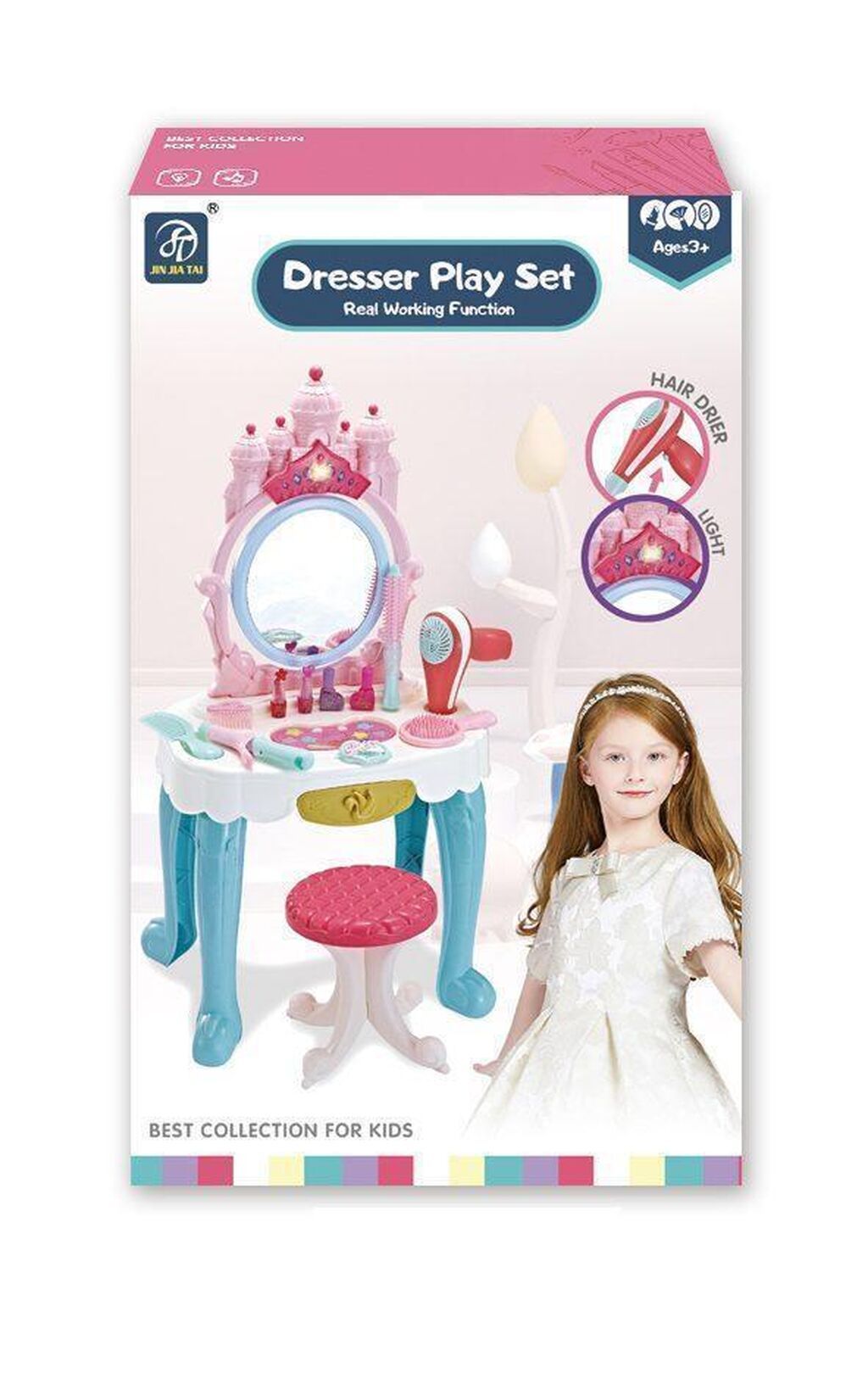 Dečiji set za šminkanje – Dresser Play Set (Real Working Function) -