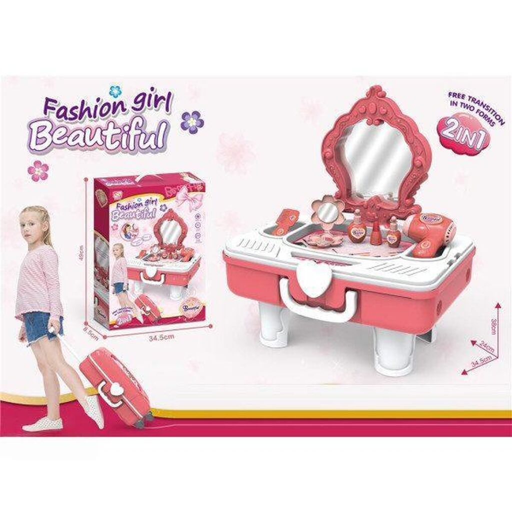 Dečiji set za ulepšavanje 2 u 1 – „Fashion girl Beautiful“ -