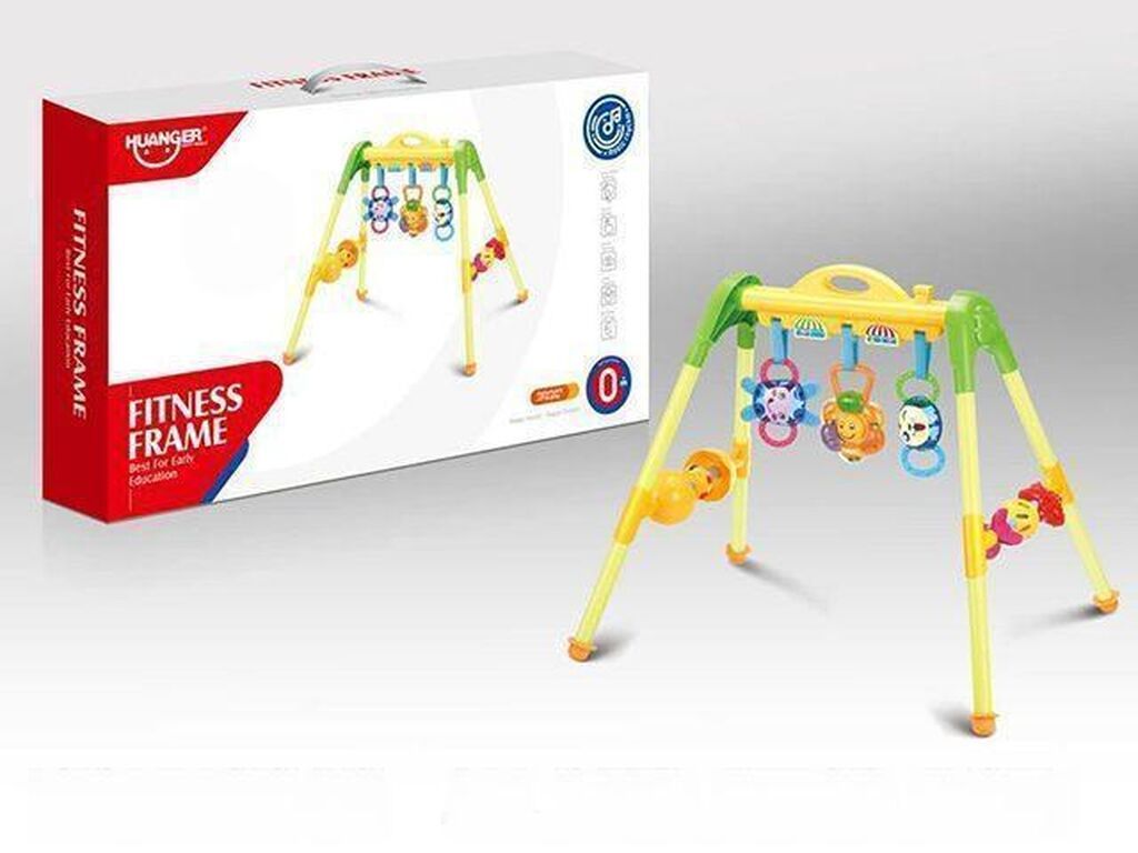 HUANGER Fitness Frame – edukativni baby gim za bebe 0+ - Šareni