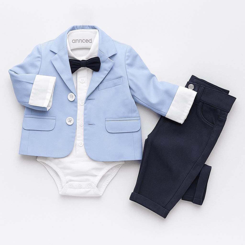 Elegantni komplet za bebe – svečani outfit 3 u 1 - Sastav kompleta