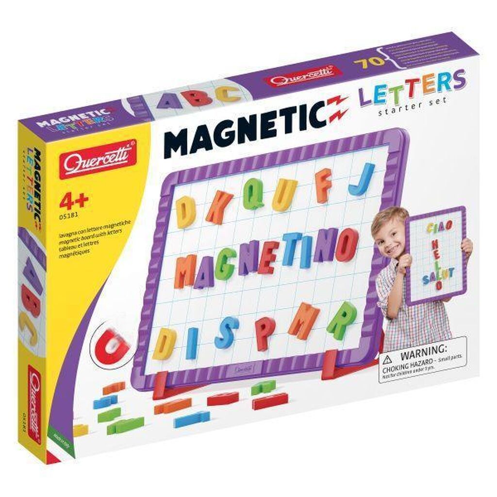 Quercetti Magnetic Letters – starter set - Edukativni set sa