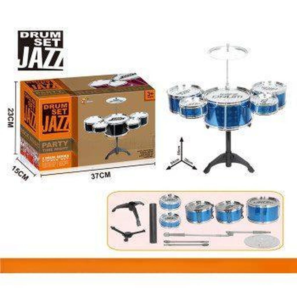 Dečji set bubnjeva – Jazz Drum Set - Komplet muzičkih bubnjeva za