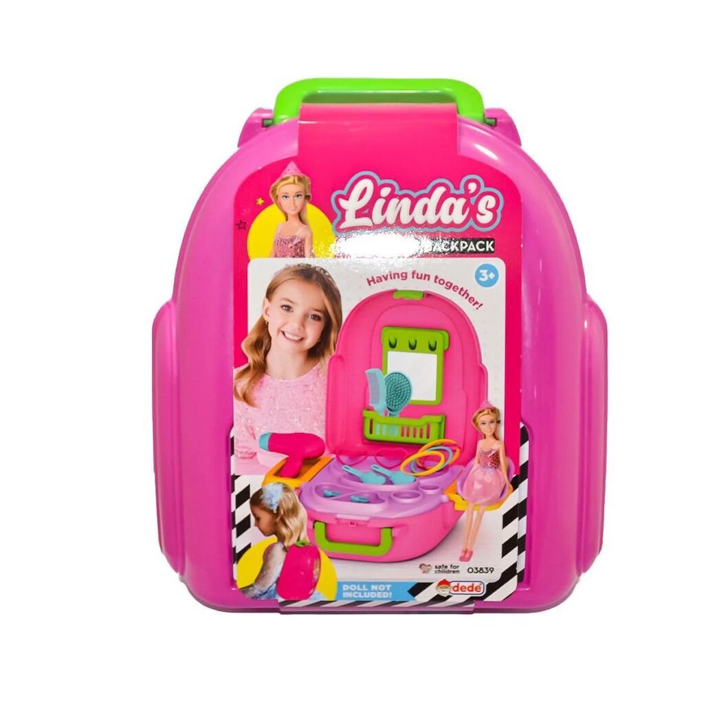 Linda’s Backpack – dečji set za ulepšavanje u rancu - Ružičasti