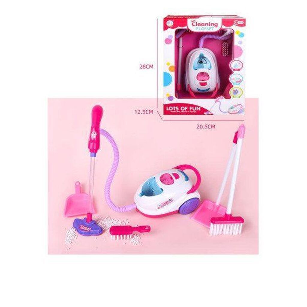 Dečiji set za čišćenje – Mini Cleaning Playset Komplet sadrži: -