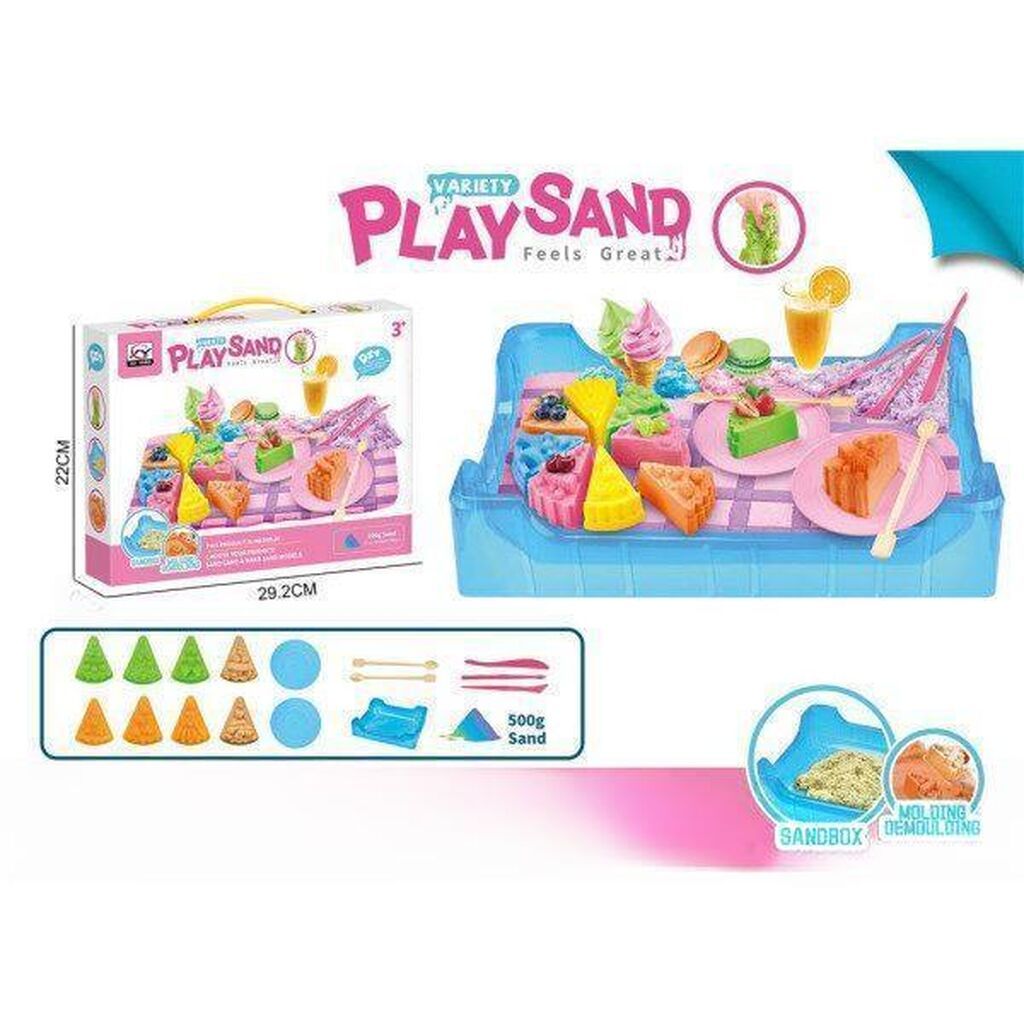 Kinetic Play Sand – set za kreativnu igru “Variety Play Sand” -