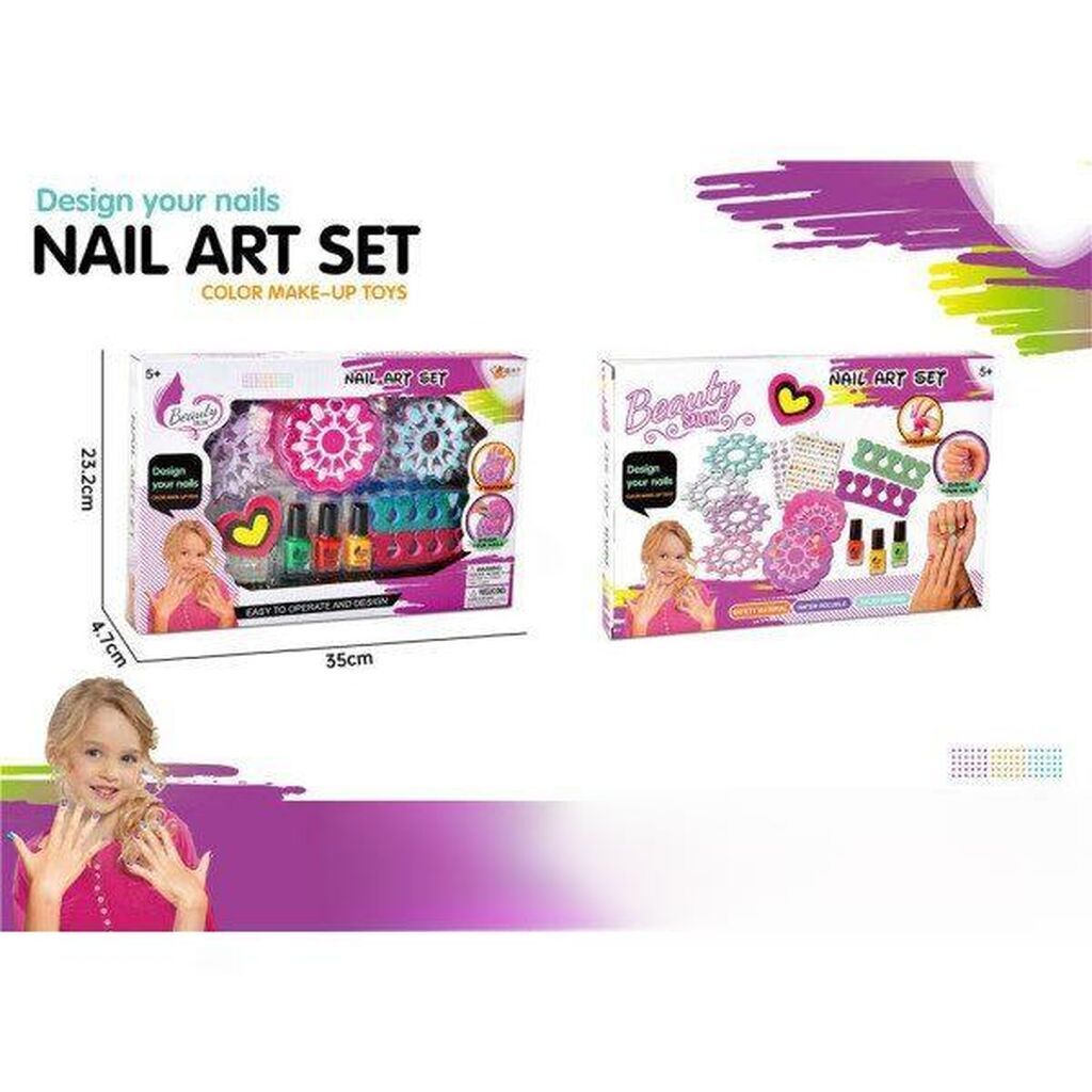 Kreativni set za ukrašavanje noktiju – Nail Art Set (Color Make-Up
