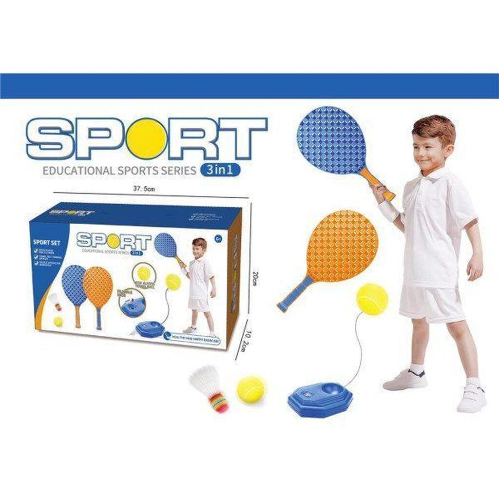 Sportski set 3 u 1 za decu – Educational Sports Series Sadržaj