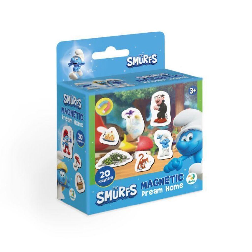 The Smurfs – Magnetic Dream Home set - Set magnetnih figurica sa