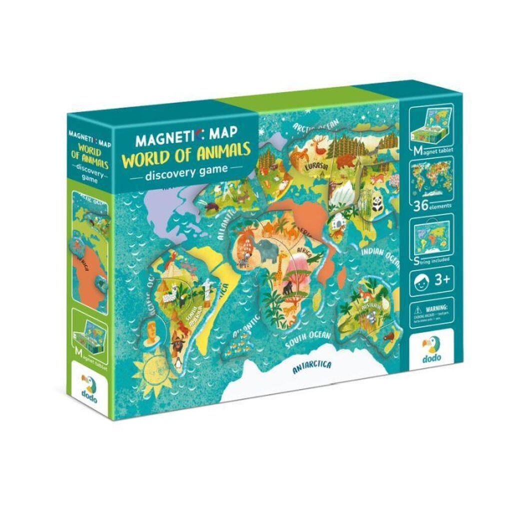 Magnetna mapa – World of Animals (discovery game) - Edukativna