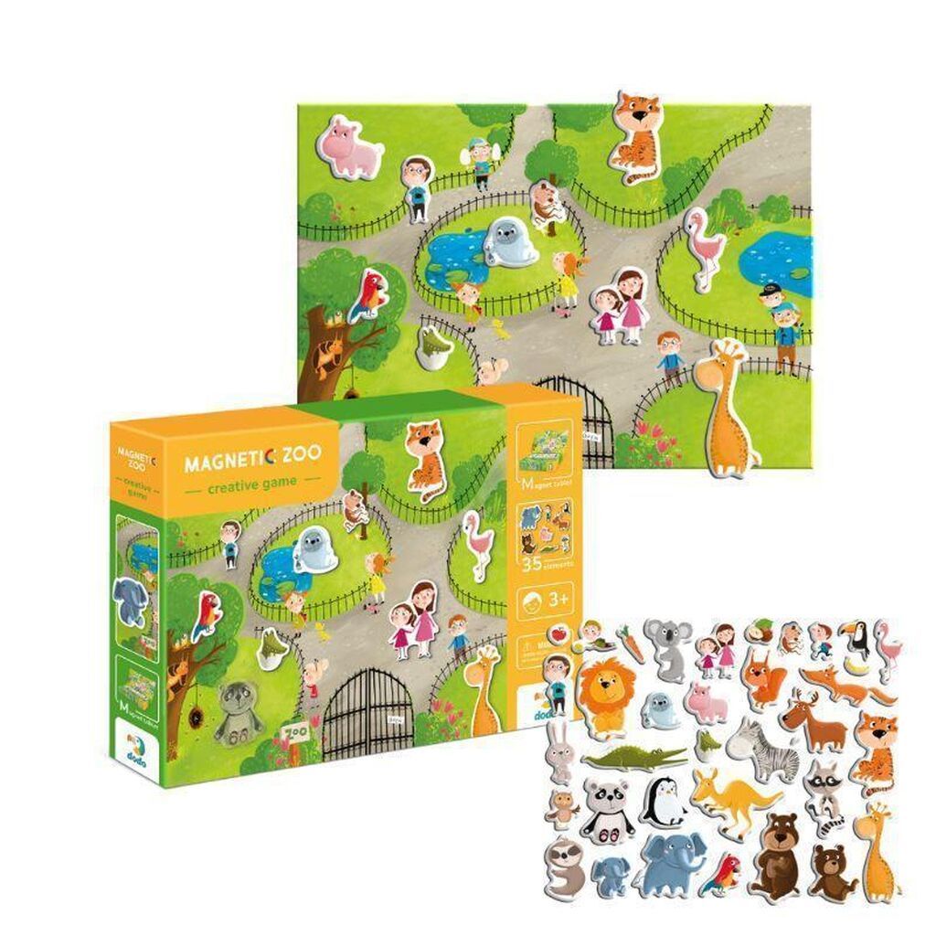 Magnetna kreativna igra – Magnetic Zoo - Edukativni set sa magnetnim