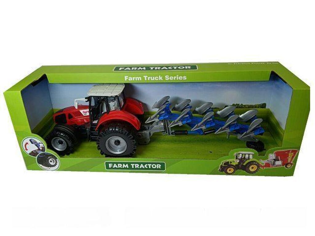 Igračka – farm traktor sa plugom (Farm Truck Series) - Realističan