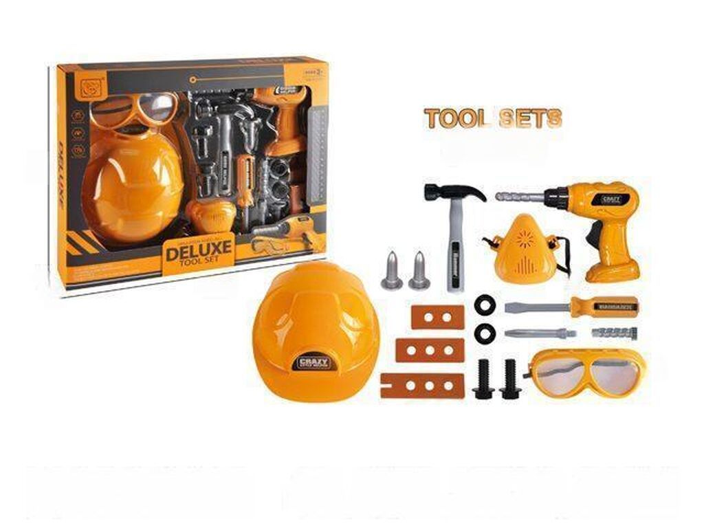 Dečiji set alata – Deluxe Tool Set Komplet realističnih igračaka za