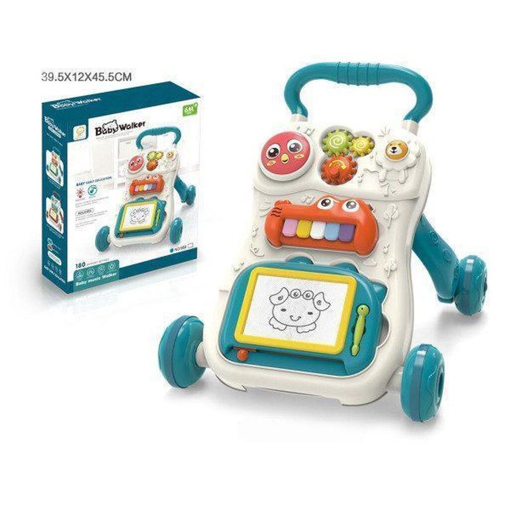 Multifunkcionalni guralica–hodalica za bebe (6m+) - 2u1: stabilna