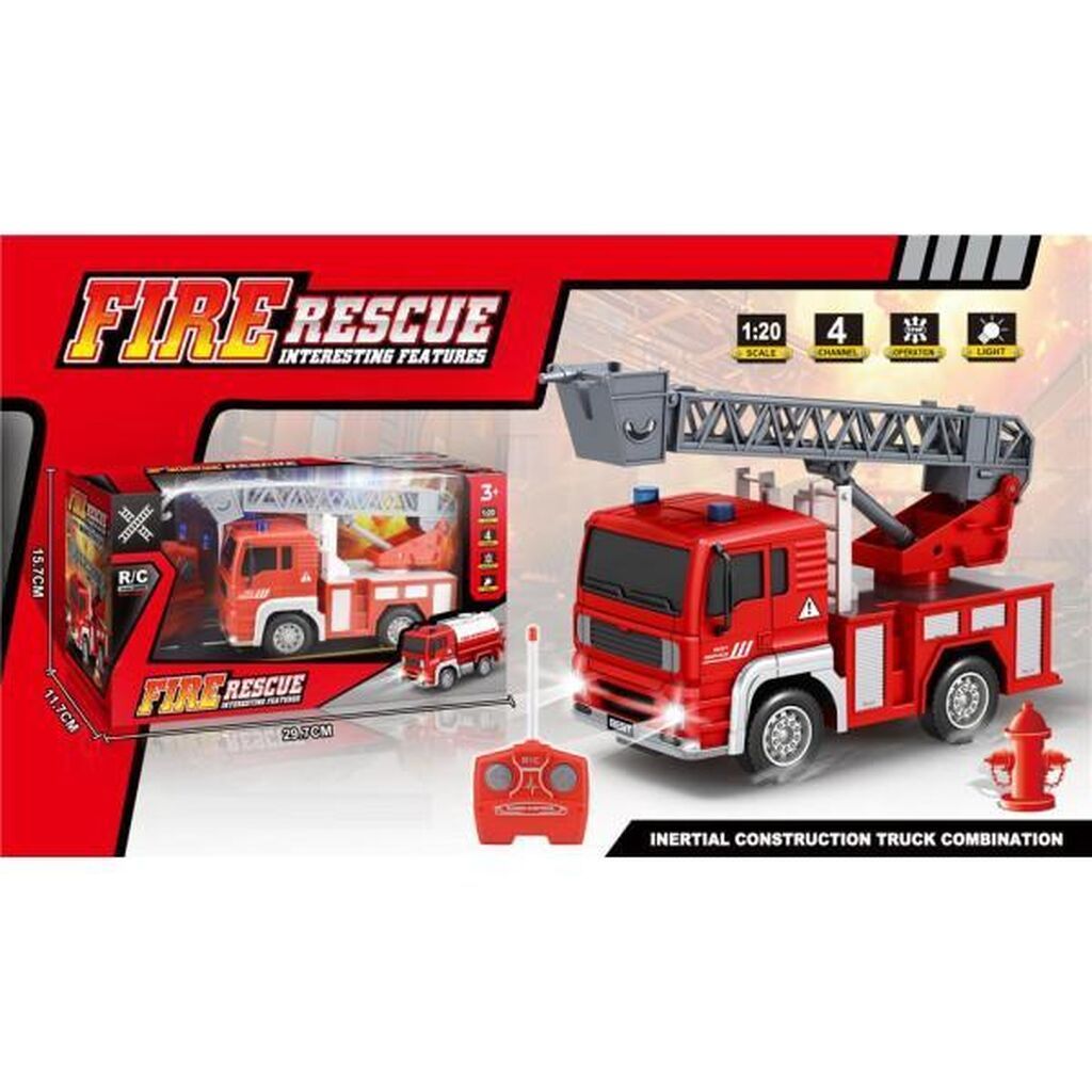 RC vatrogasni kamion – Fire Rescue - Razmera: 1:20 - Daljinsko