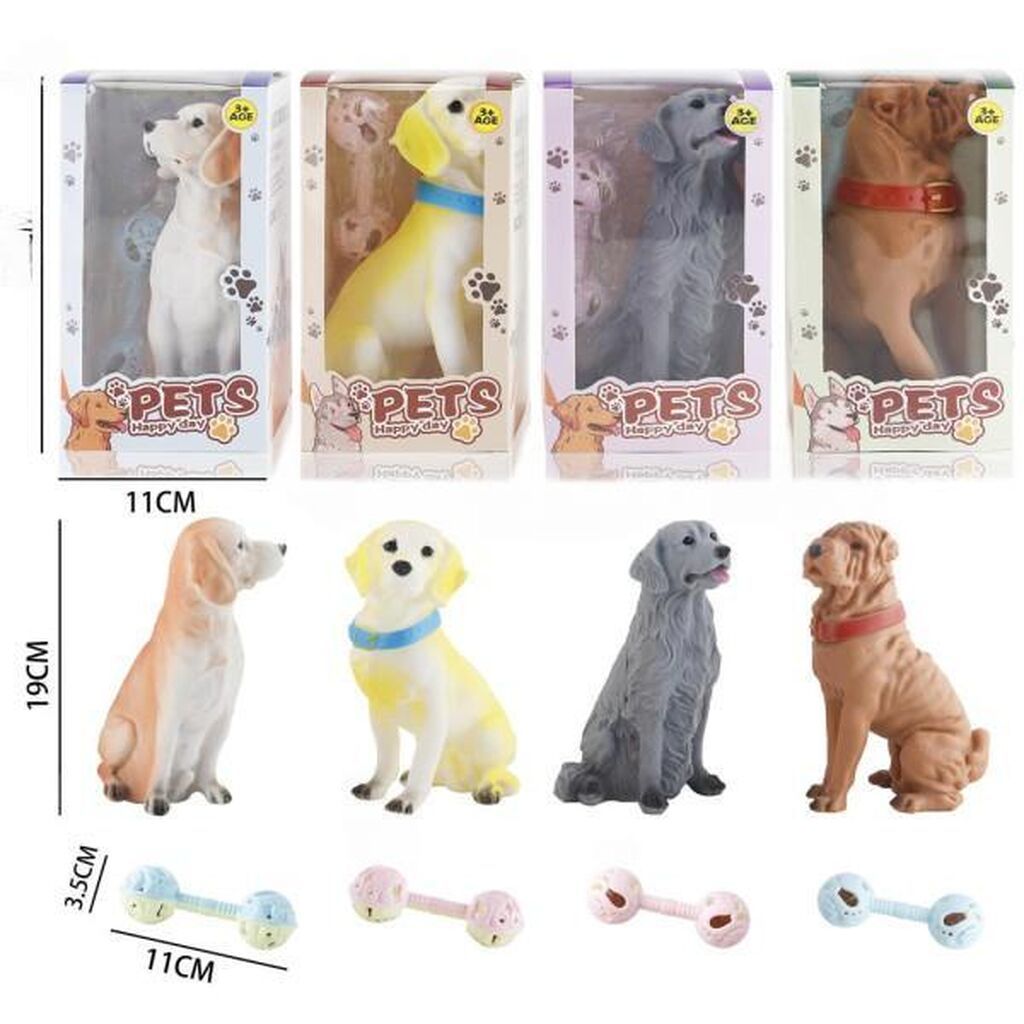 Realistične figurice pasa – set za igru “PETS Happy day” - Tip