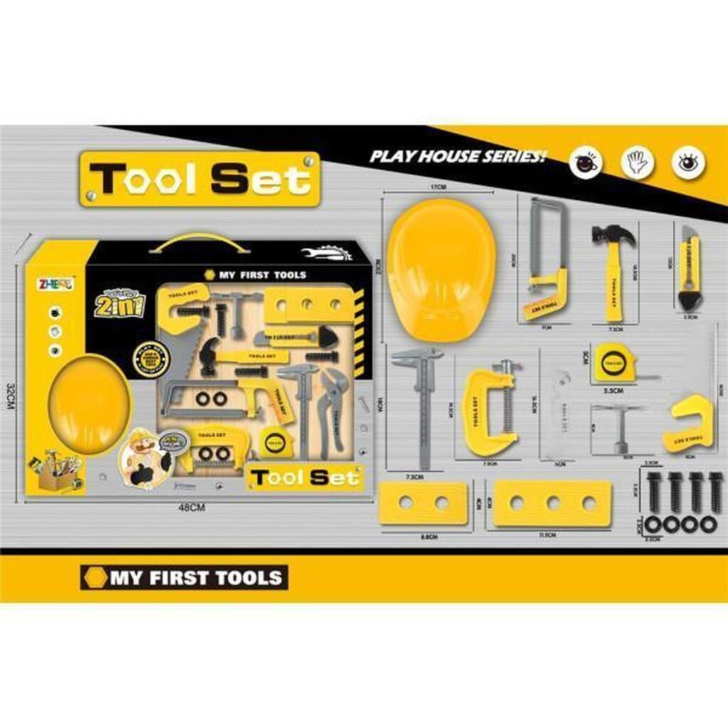 Dečiji set alata “My First Tools” – Play House Series, 2 u 1 Komplet