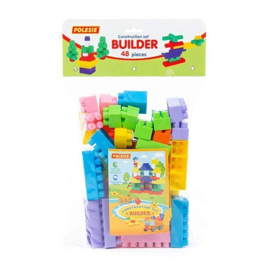 Polesie Construction Set “Builder” – 48 delova - Set plastičnih