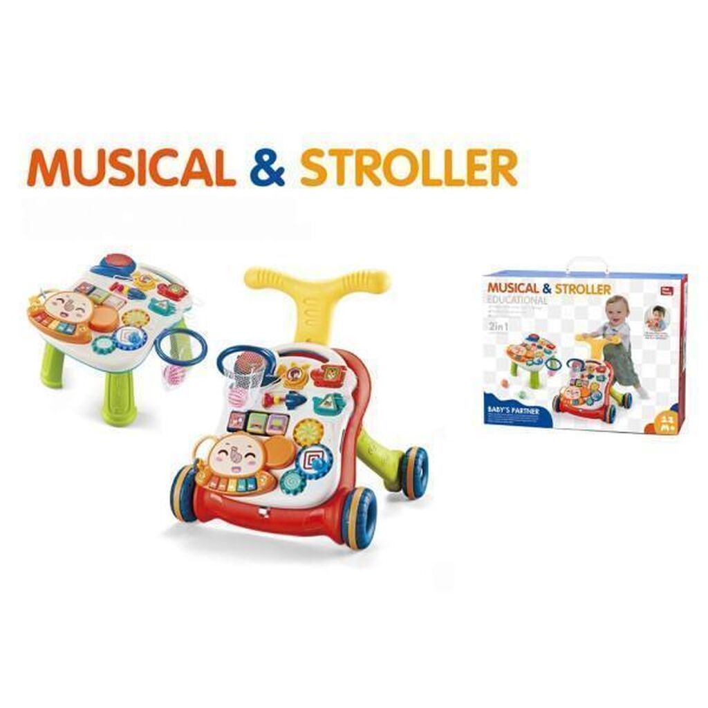 Muzička edukativna guralica 2u1 – “Musical & Stroller” -