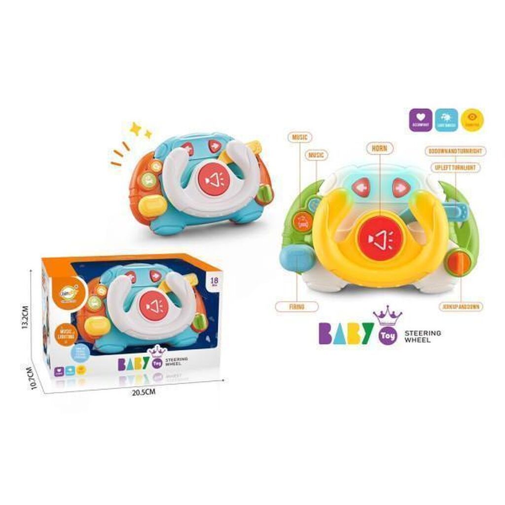 Interaktivni volan za bebe – Baby Toy Steering Wheel - Igračka volan