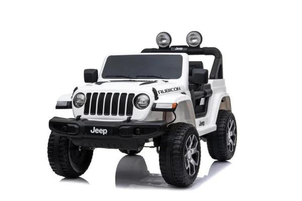 Električni automobil za decu – Jeep Wrangler Rubicon (beli) -