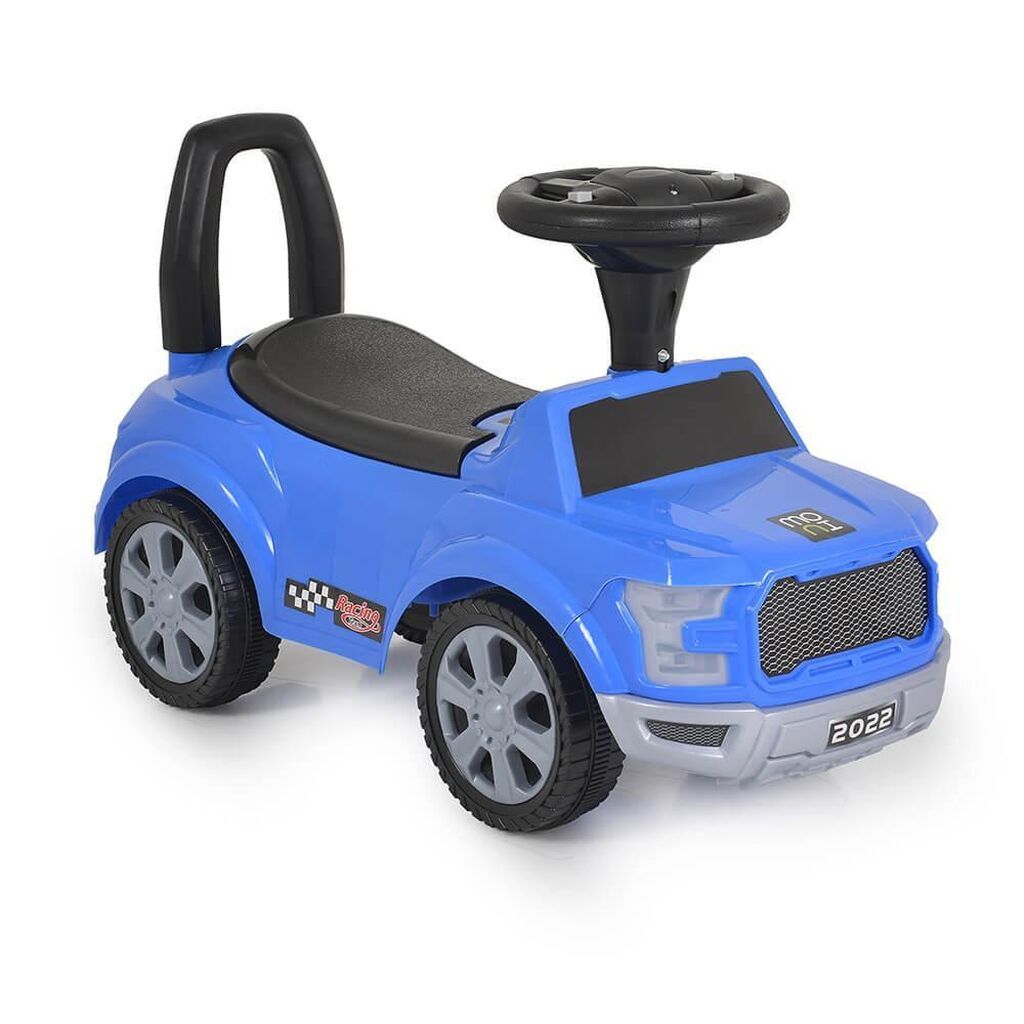 Dečiji guralica-auto, plave boje - Model: mini ride-on automobil sa 4
