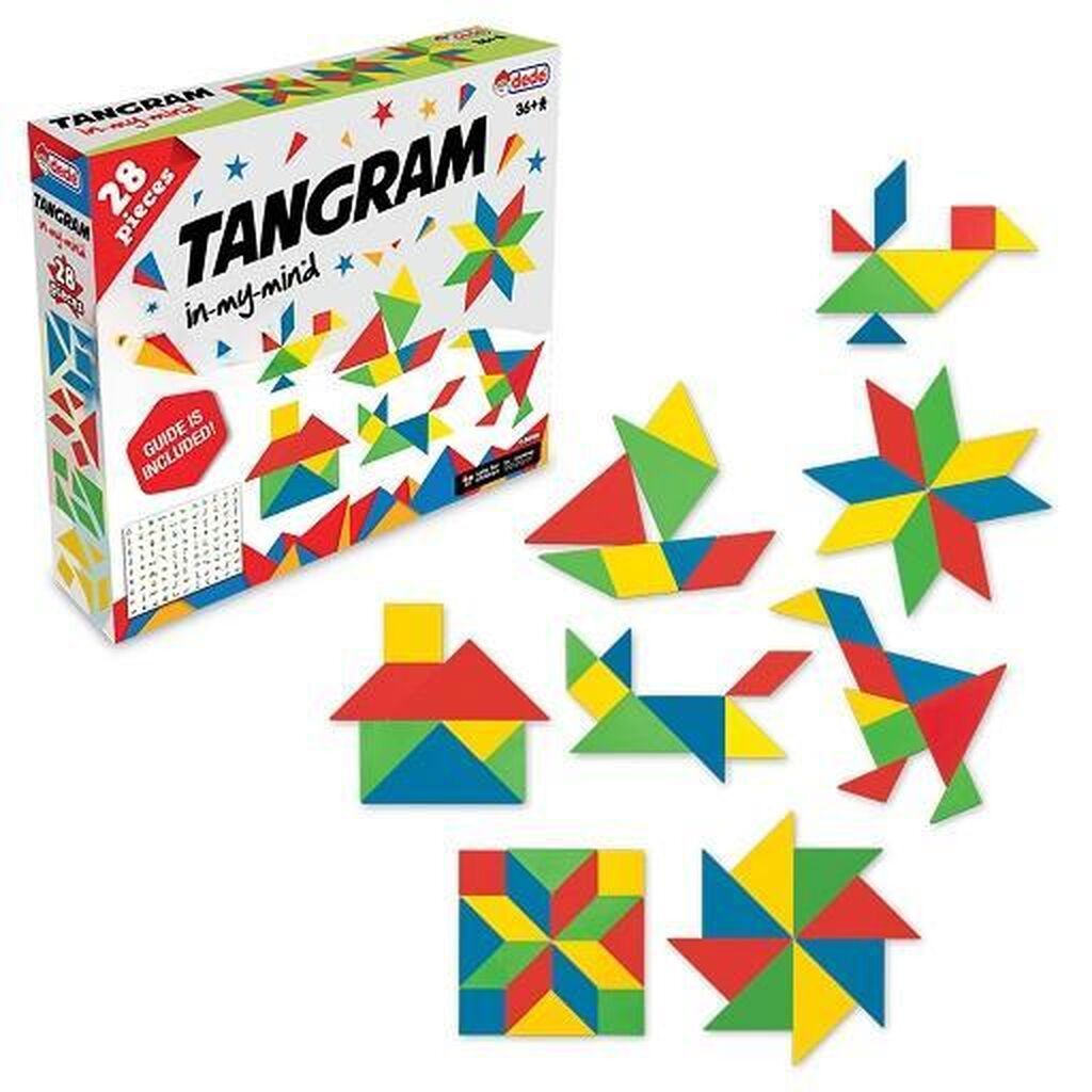 Tangram “In My Mind” – edukativna slagalica sa 28 delova - Set sadrži
