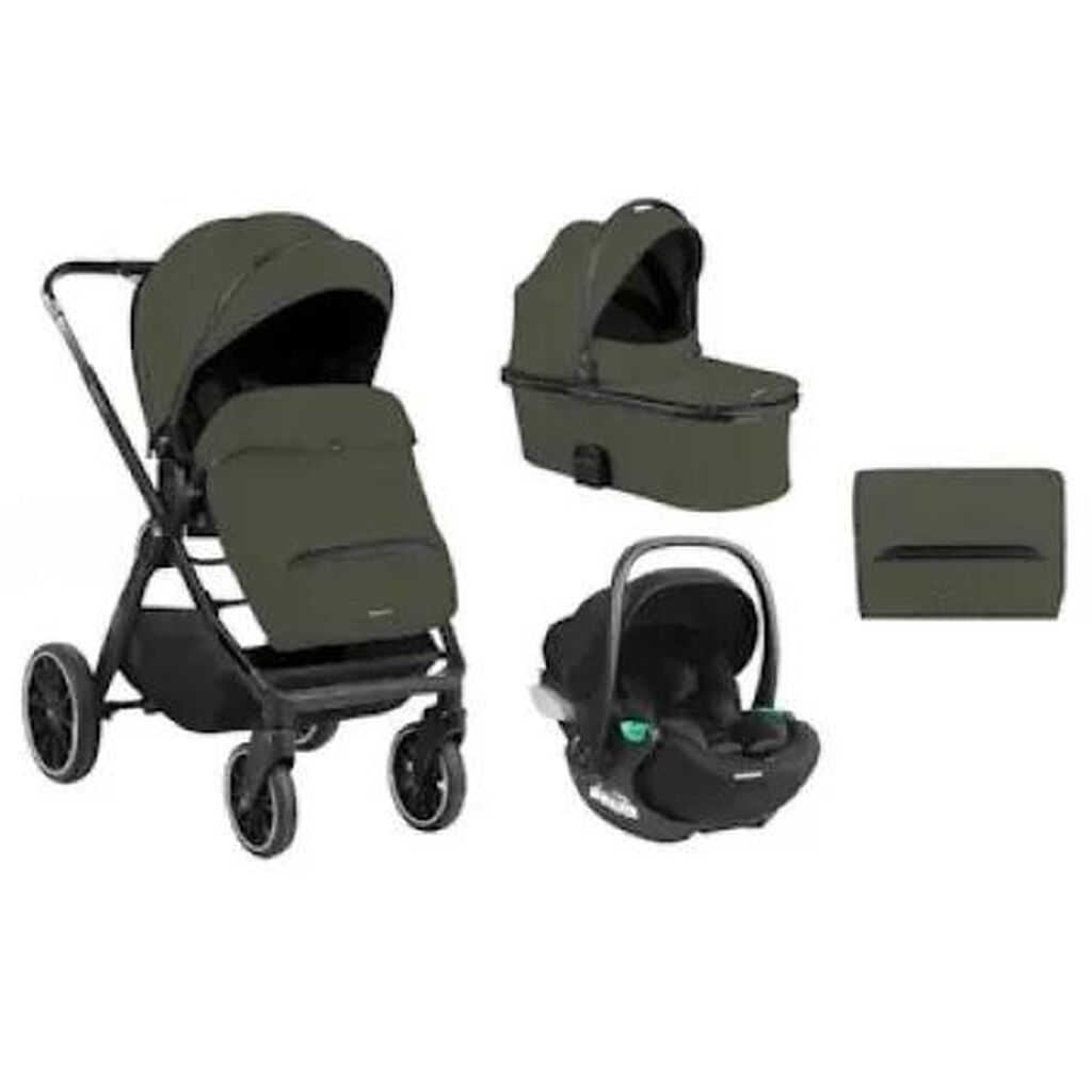 Komplet za bebe 4 u 1 – kolica, korpa (carrycot), auto-sedište i