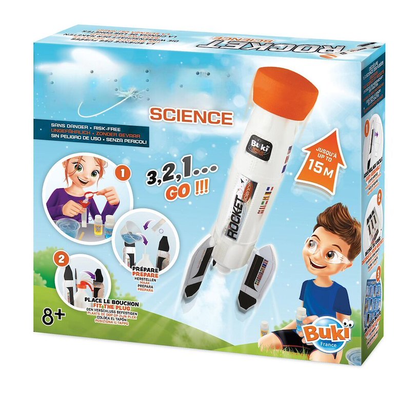 Buki France – Science Rocket set Edukativni set za izradu i