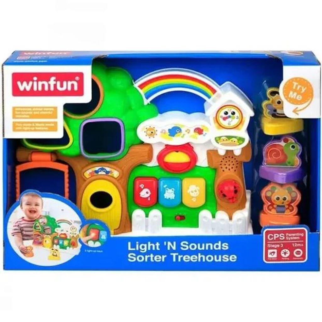 Winfun Light ‘N Sounds Sorter Treehouse – interaktivna edukativna
