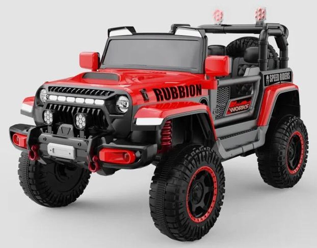 Električni dečiji džip – Rubbion 4x4 stil - Robustan off-road dizajn
