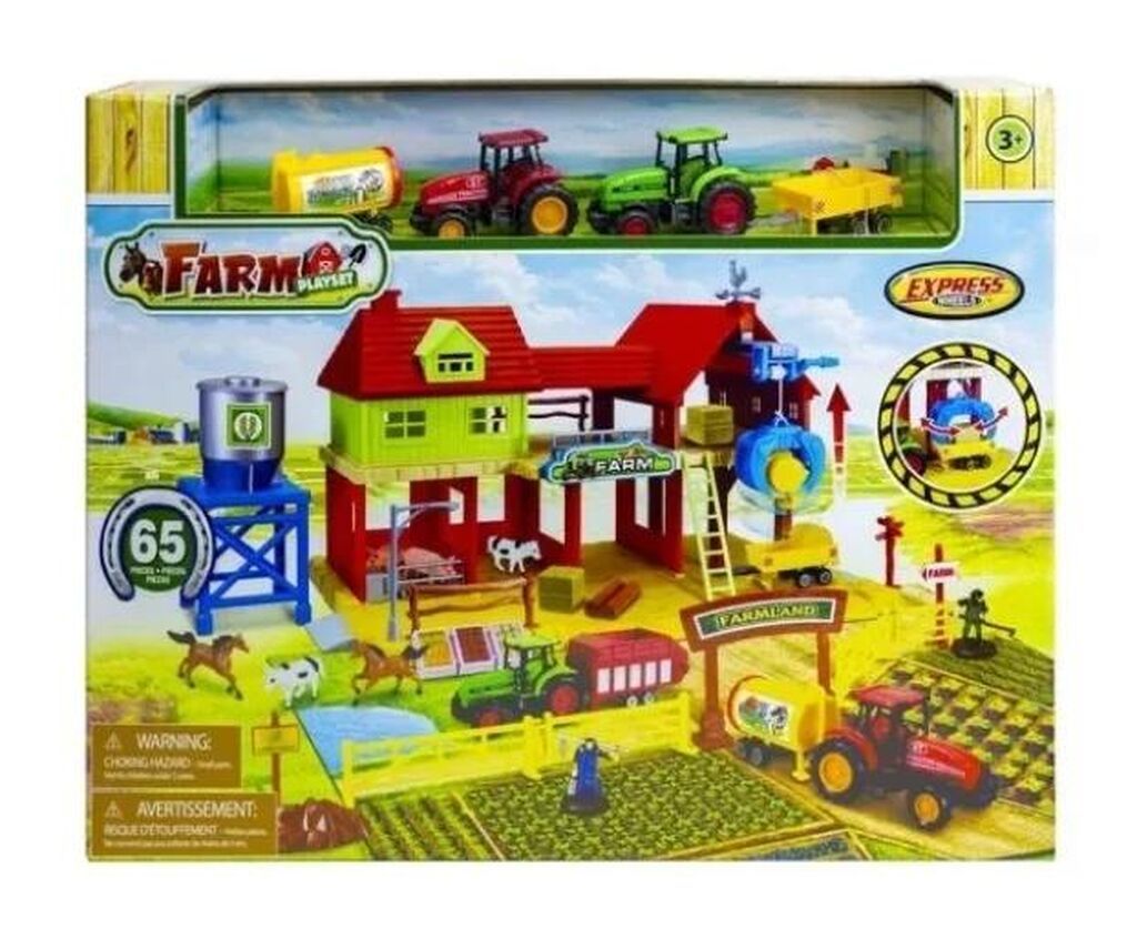 Dečji set “Farm Playset” – 65 delova Kompletna farma za maštovitu