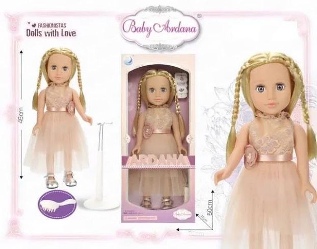 Lutka Baby Ardana – Dolls with Love, Fashionistas serija - Visina
