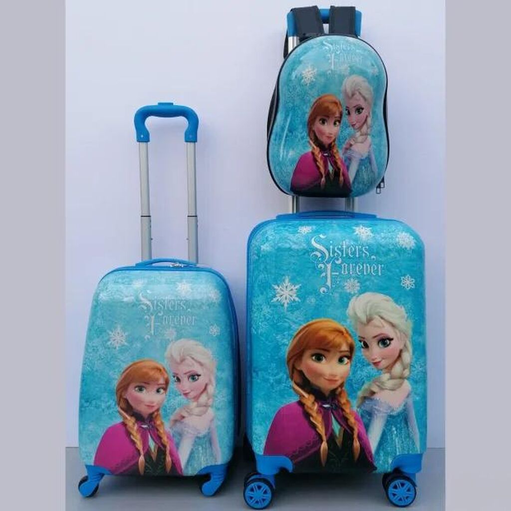 Trod elni set kofera i ranac sa motivom “Sisters Forever” (Frozen) -