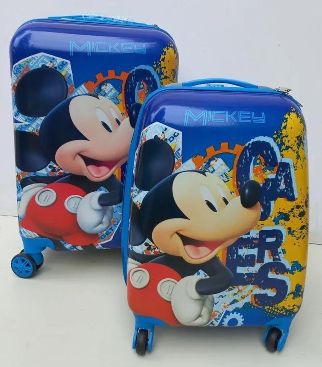 Dečiji set kofera – Mickey Mouse dizajn - Set od 2 kofera: veći i