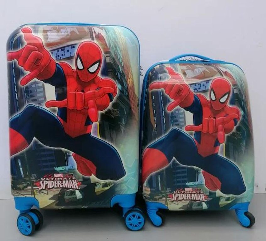 Dečiji kofer set – Spider‑Man dizajn - Set od 2 kofera sa
