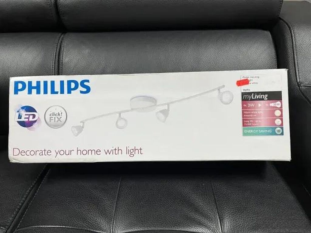 Philips myLiving Idyllic – LED plafonska/ zidna šinska rasveta sa 4
