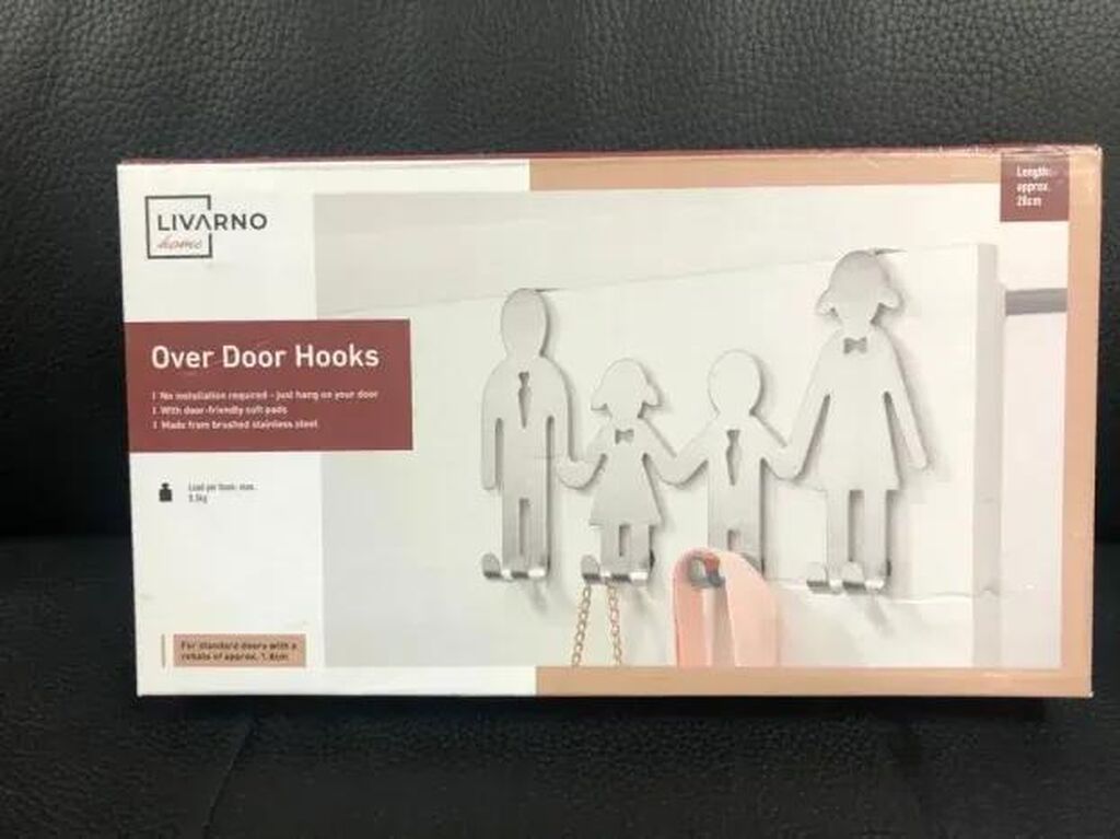 LIVARNO Home “Over Door Hooks” – praktičan držač za kačenje preko