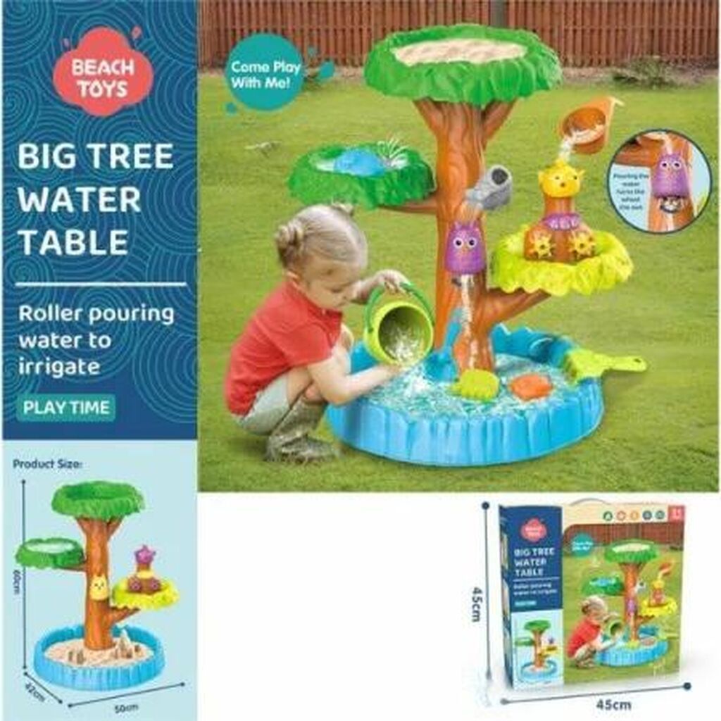 BEACH TOYS Big Tree Water Table – interaktivni sto za igru vodom -