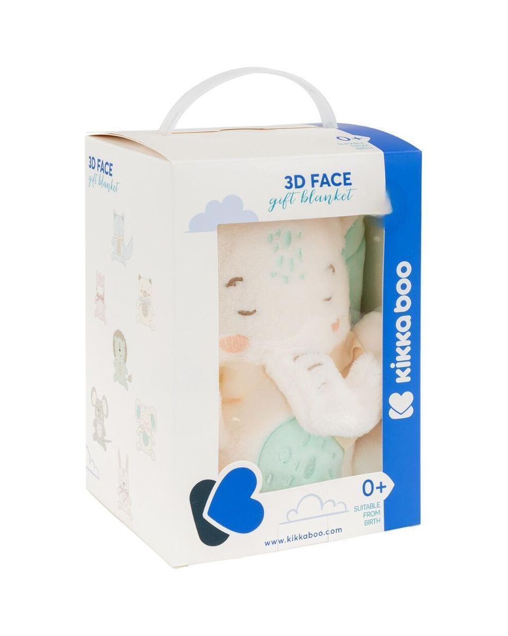 Kikka Boo 3D Face gift blanket – poklon ćebence za bebe (0+) -