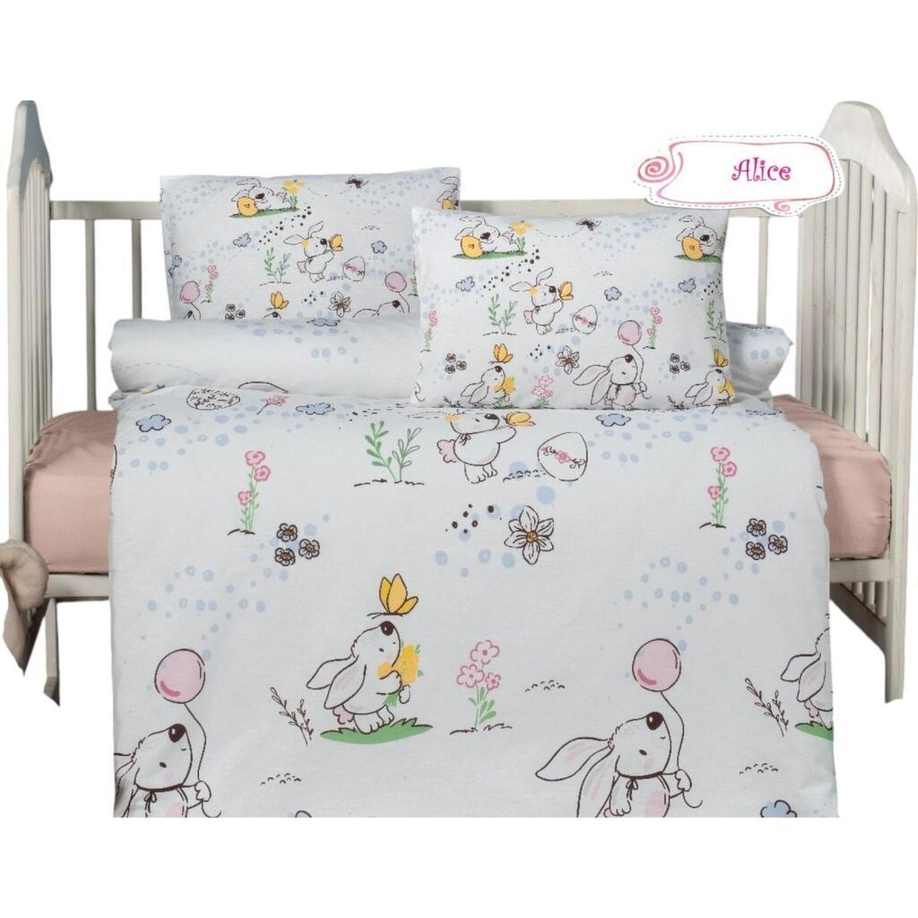 Dečiji komplet posteljine „Alice” – nežan i razigran dizajn sa