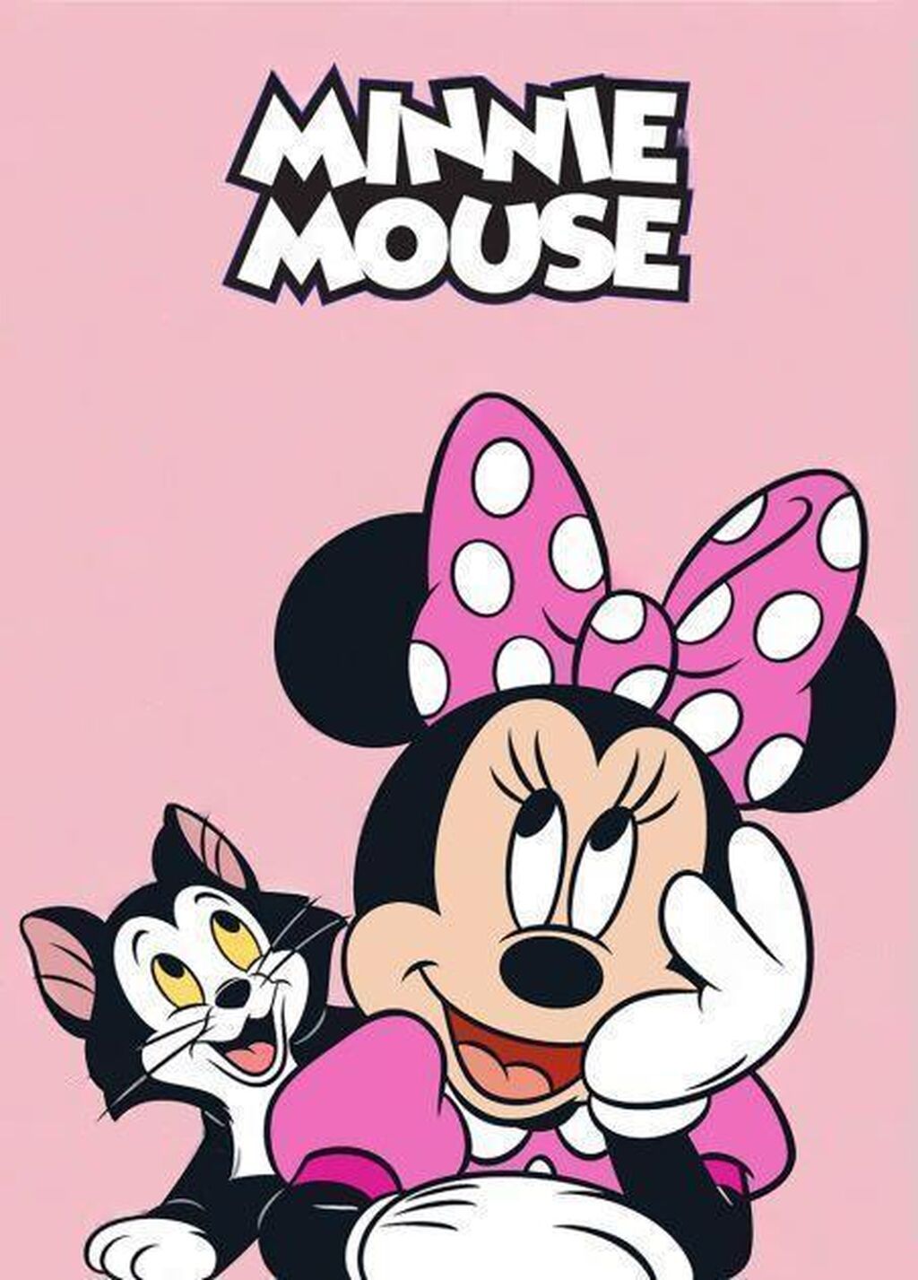 Poster/print sa likom Minnie Mouse - Motiv: Minnie Mouse sa