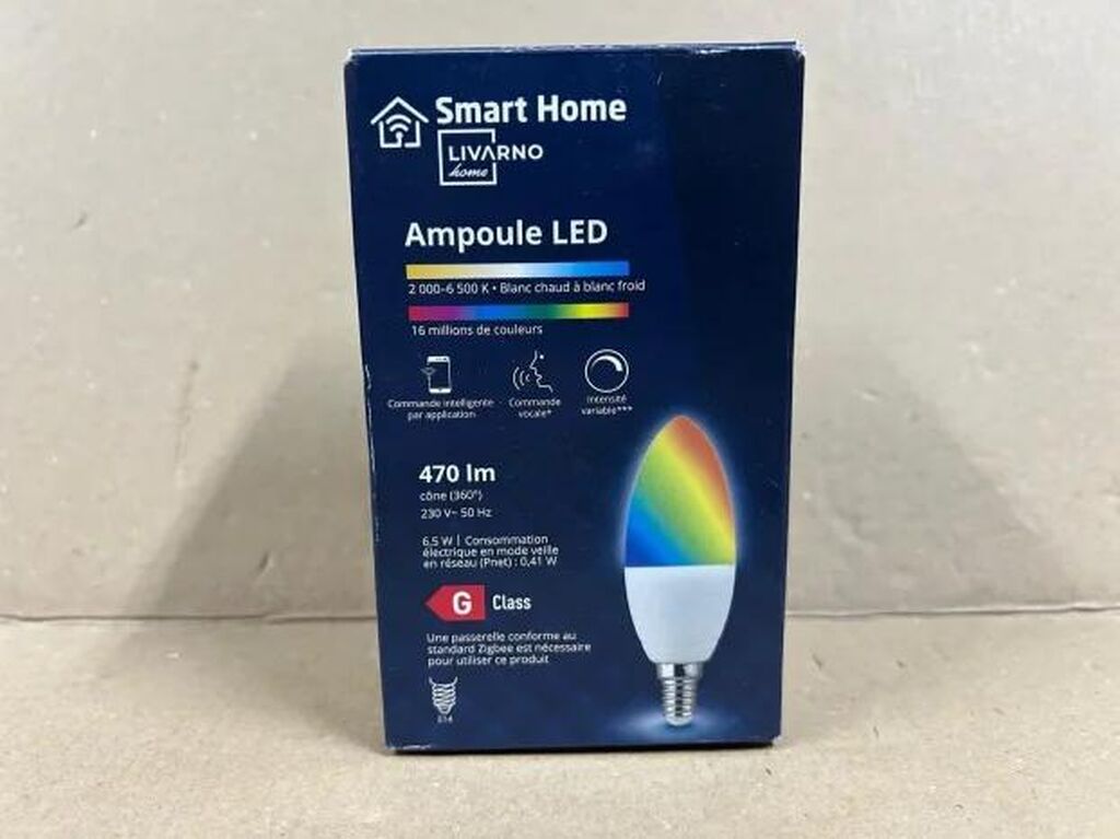 LIVARNO Home Smart Home LED sijalica – pametna RGB+CCT svećica (E14)