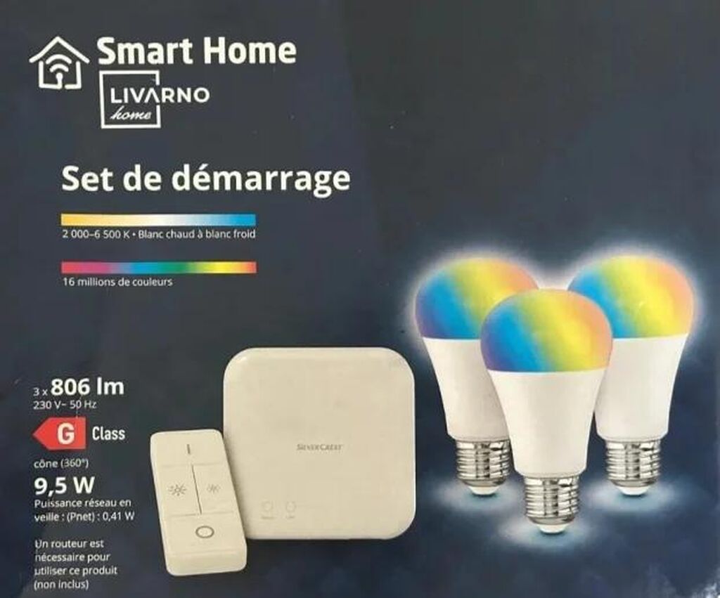 LIVARNO Home Smart Home – Startni set pametne rasvete Sadržaj