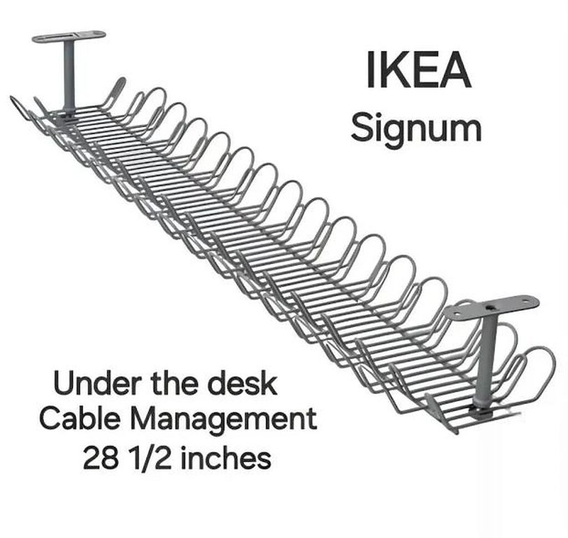 IKEA SIGNUM – korpa za organizaciju kablova ispod stola - Montira se