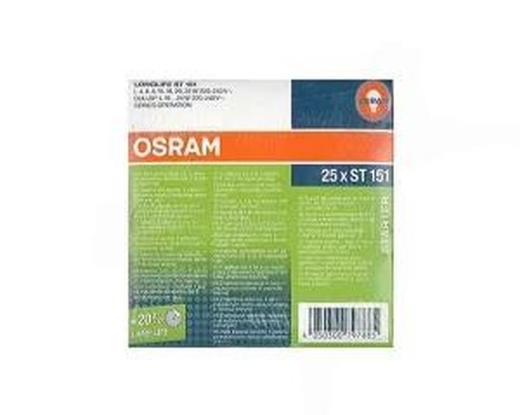OSRAM Starteri ST151 – pakovanje 25 kom - Tip: starteri za