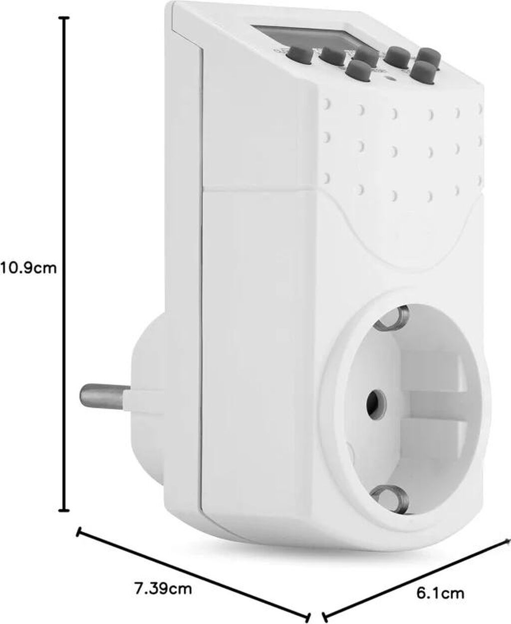 Digitalni tajmer za utičnicu (Schuko) - Elektronski tajmer sa LCD