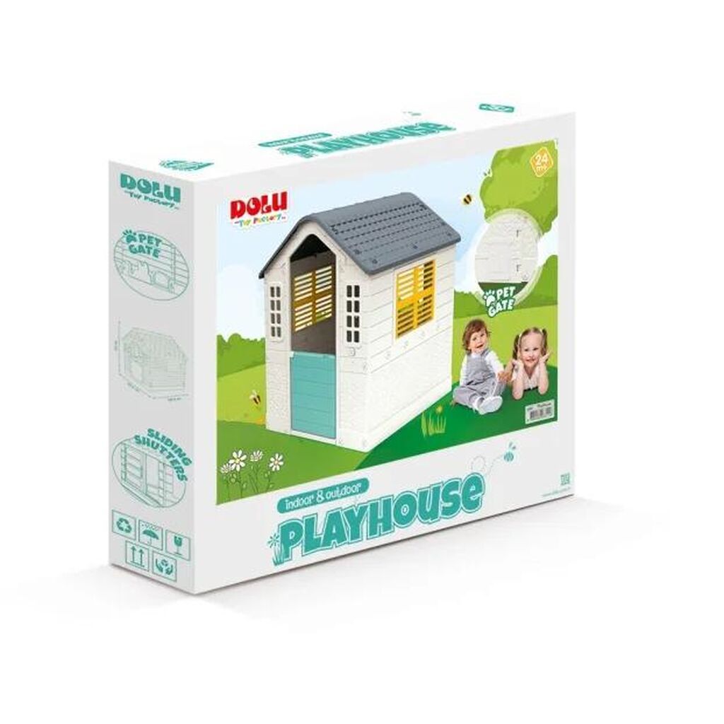 Dolu Playhouse – plastična kućica za decu (Indoor & Outdoor) -