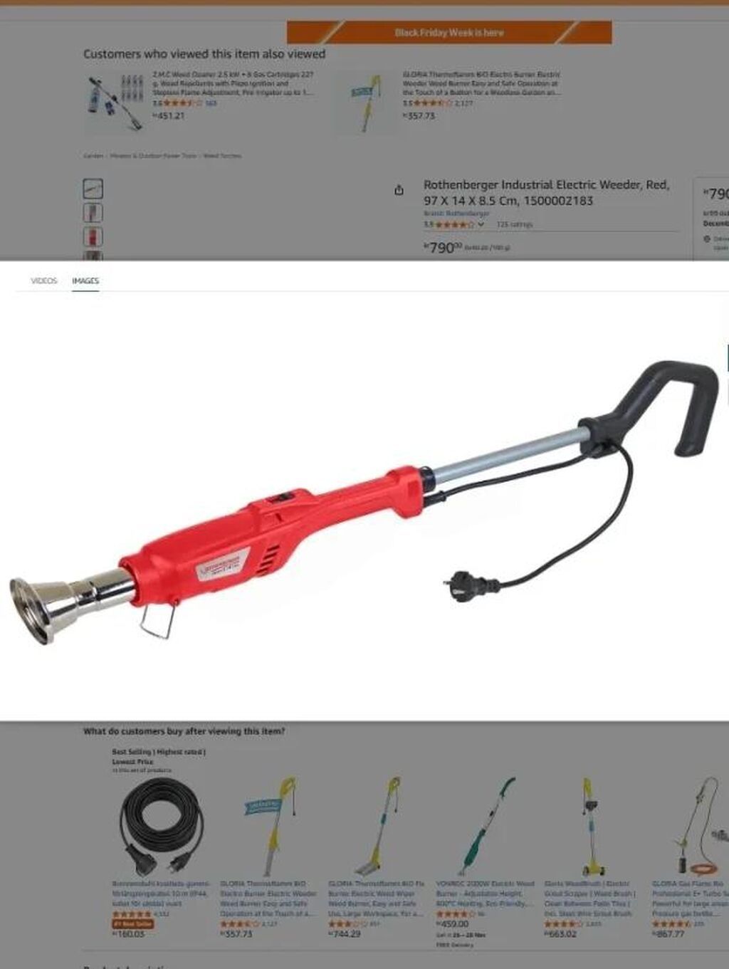 Rothenberger Industrial Electric Weed Burner – električni plamenik za