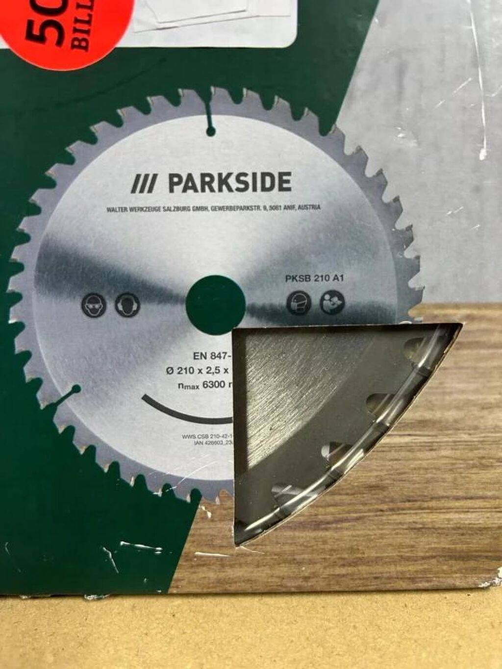 PARKSIDE PKSB 210 A1 – list kružne testere - Prečnik lista: 210 mm -