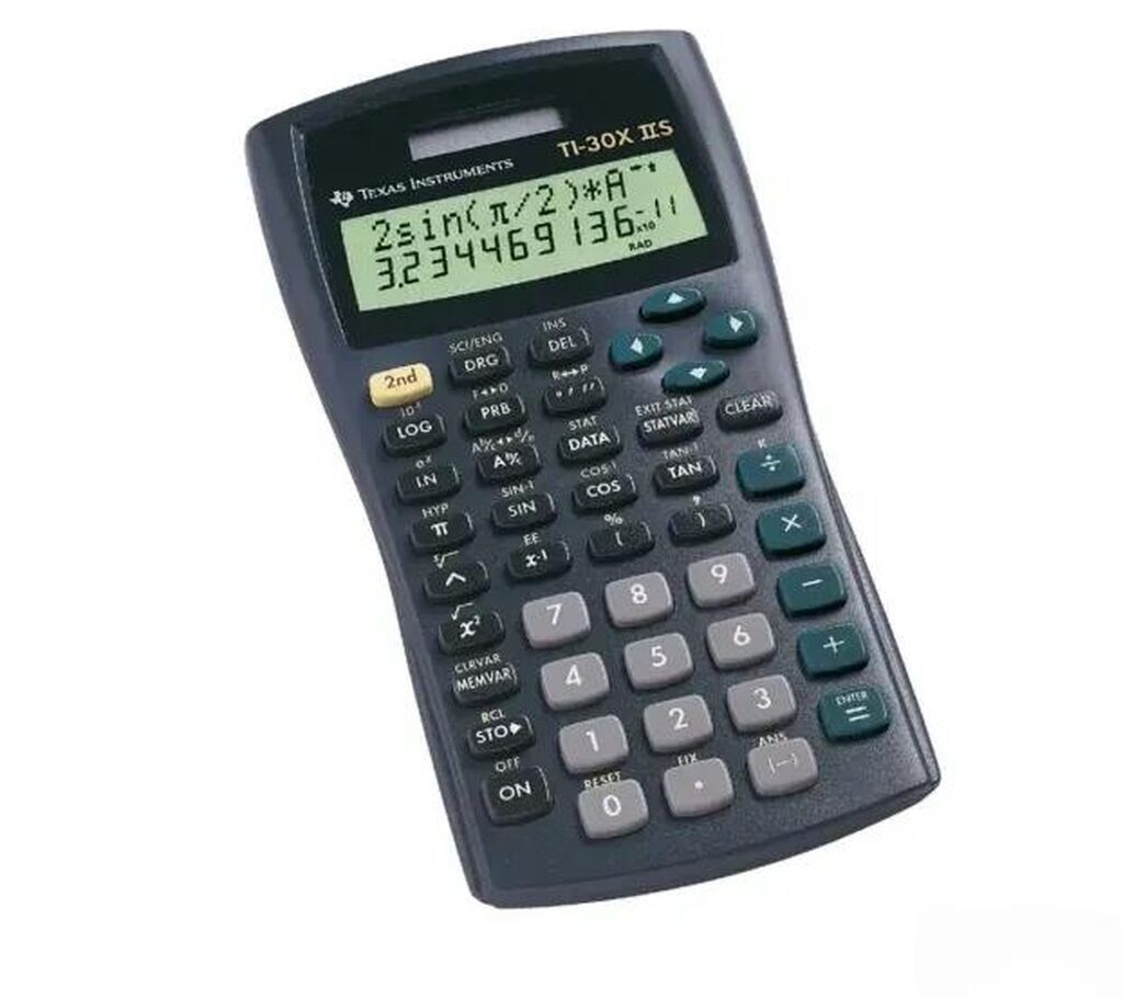 Texas Instruments TI-30X IIS naučni kalkulator - Dvoredni ekran